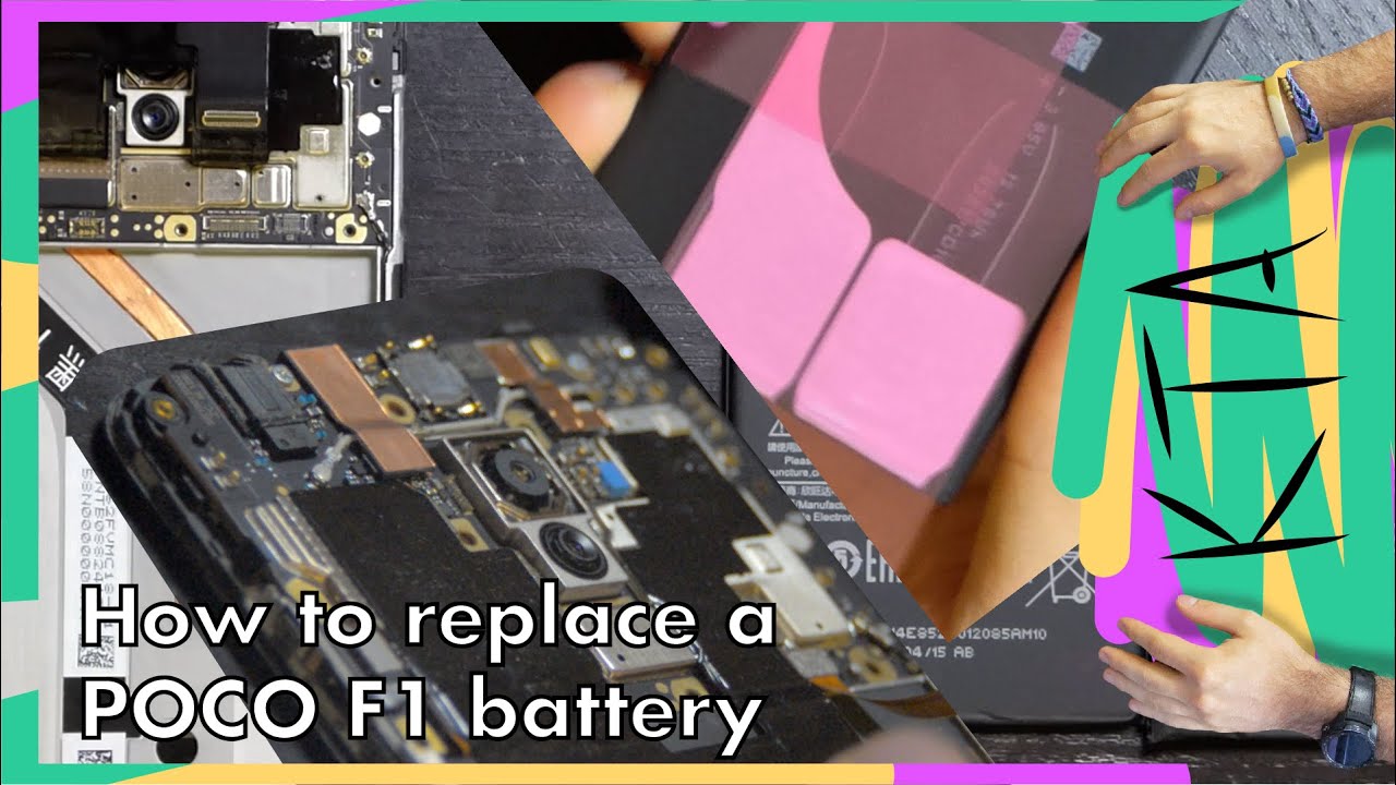 How to replace a POCO F1 battery - YouTube