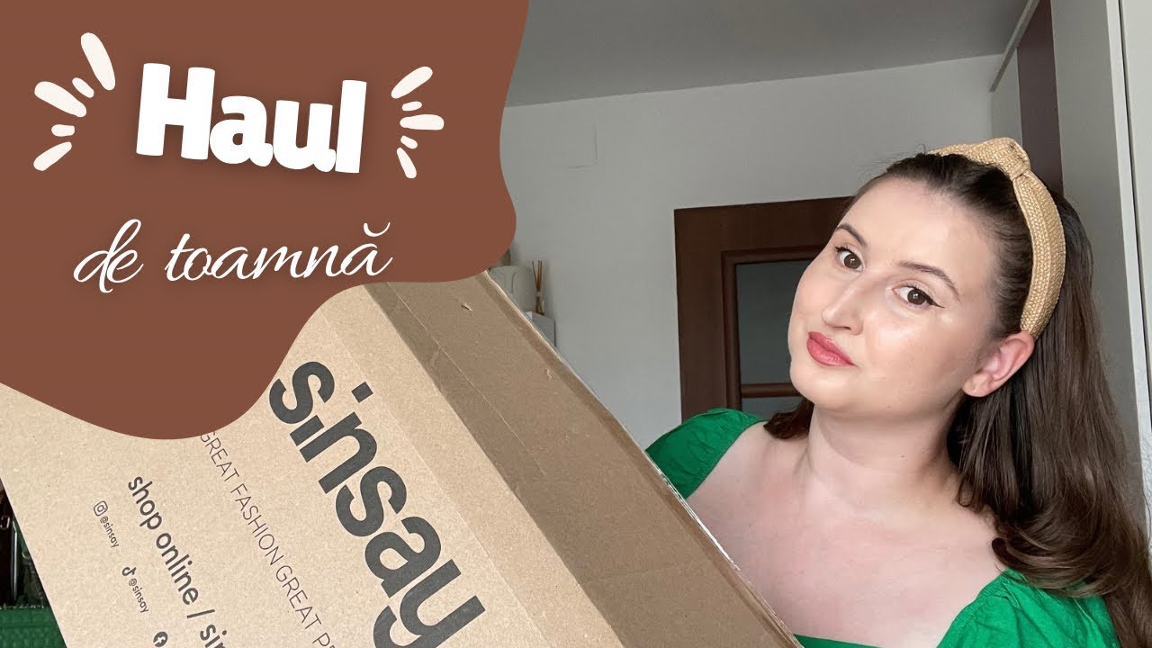 🍂🍁Haul SINSAY 🍁🍂 Noua colecție de toamnă 🍂🍁 - YouTube