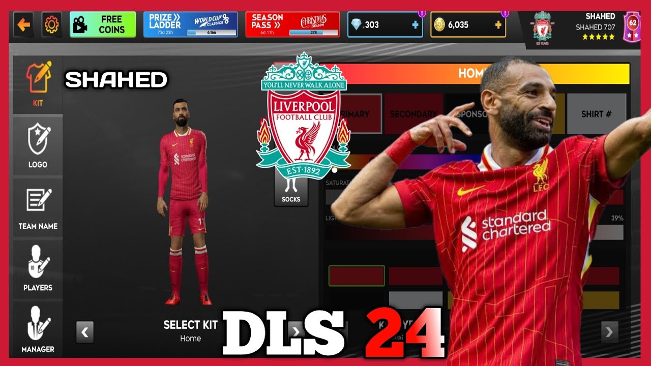 DLS 25 || How To Make Liverpool 24/25 New Kits & Logo In Dls 25 ...