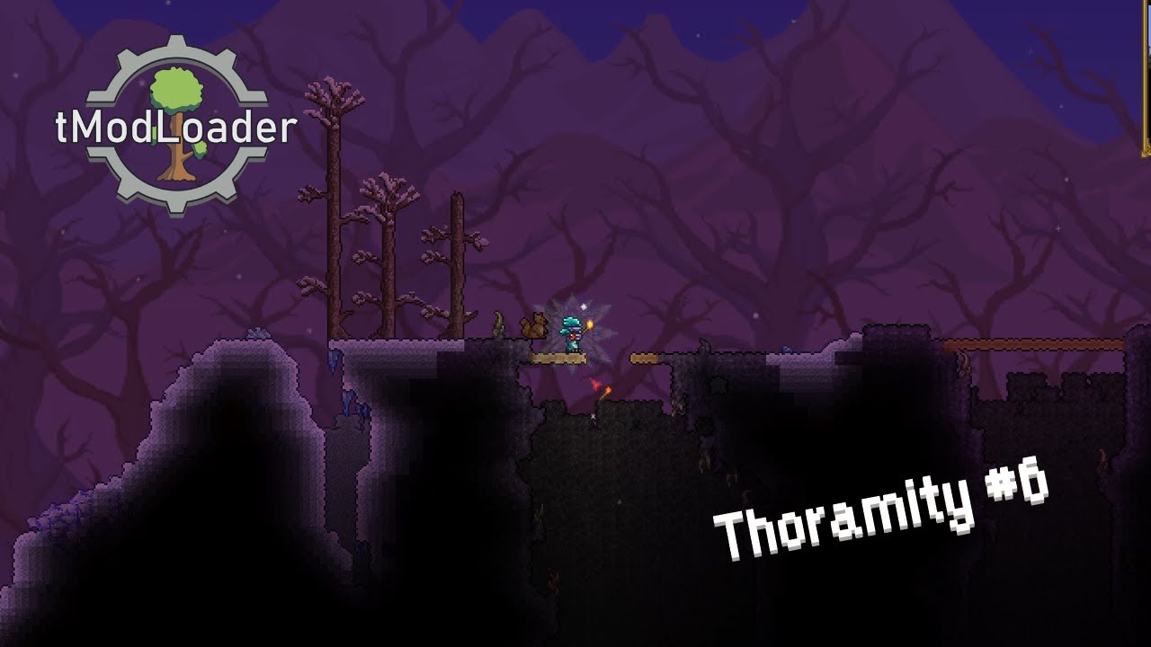 Terraria Modded: Thorium + Calamity #6- Corrupted Caverns - YouTube