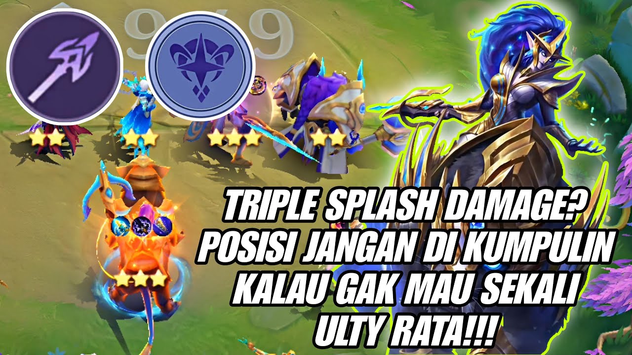 Irithel Lancer Triple Splash Damage!! Posisi Ngumpul? Auto Rata | Mobile Legends Magic Chess ...