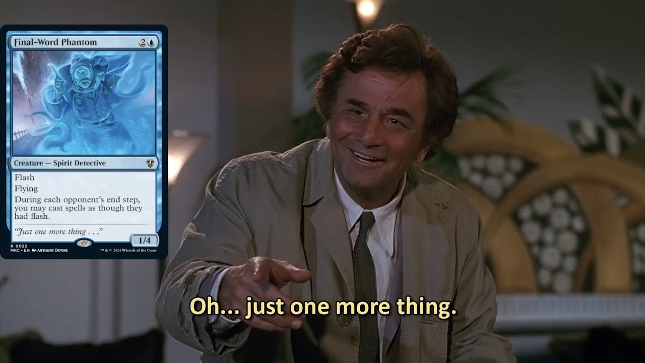 MTG finally gets a Columbo card - YouTube
