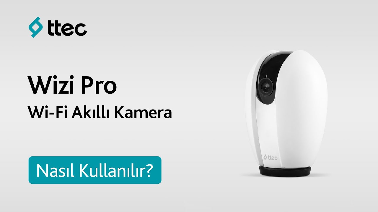 ttec Wizi Pro Full HD 360 Derece Tak Çalıştır Wi-Fi Akıllı Kamera ...