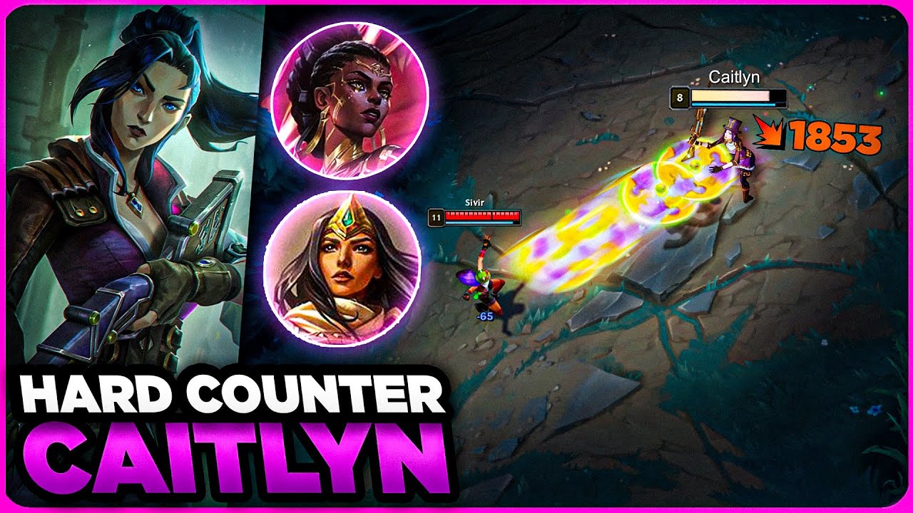 ESSES SÃO OS MAIORES COUNTERS DA CAILTYN | MONO CAITLYN GAMEPLAY - YouTube