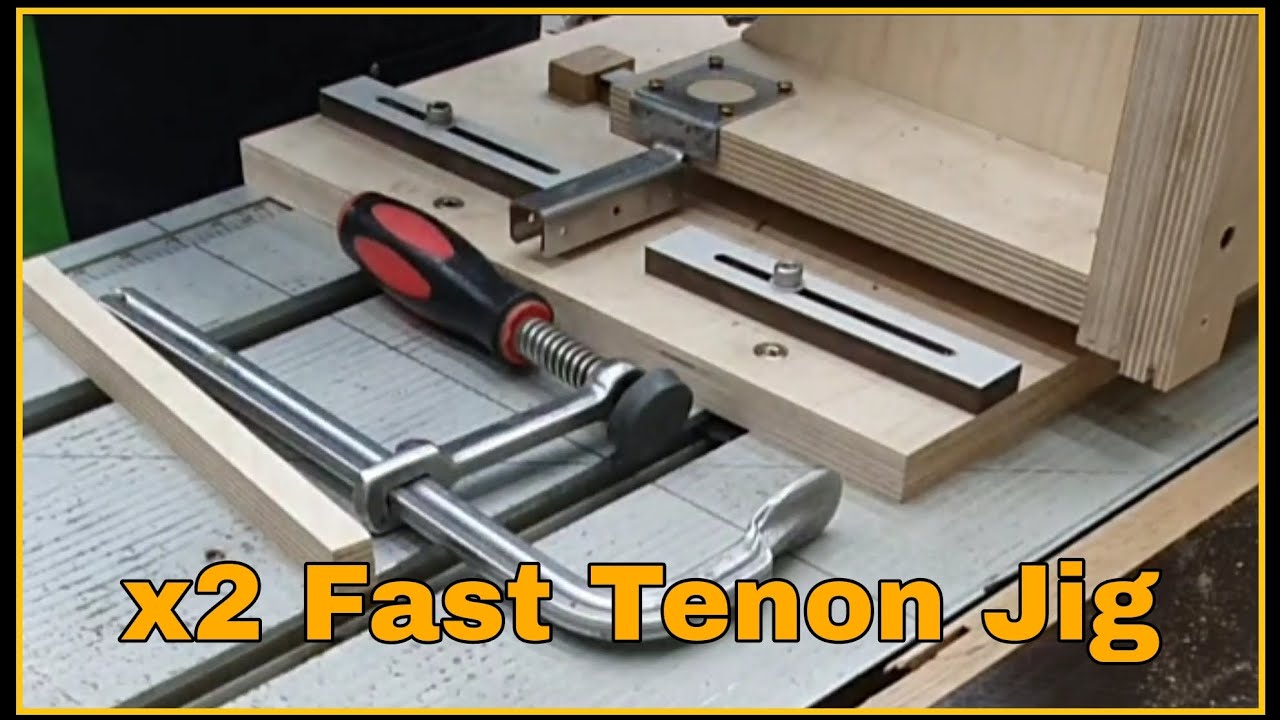 X2 Fast Tenon Jig woodworking - YouTube