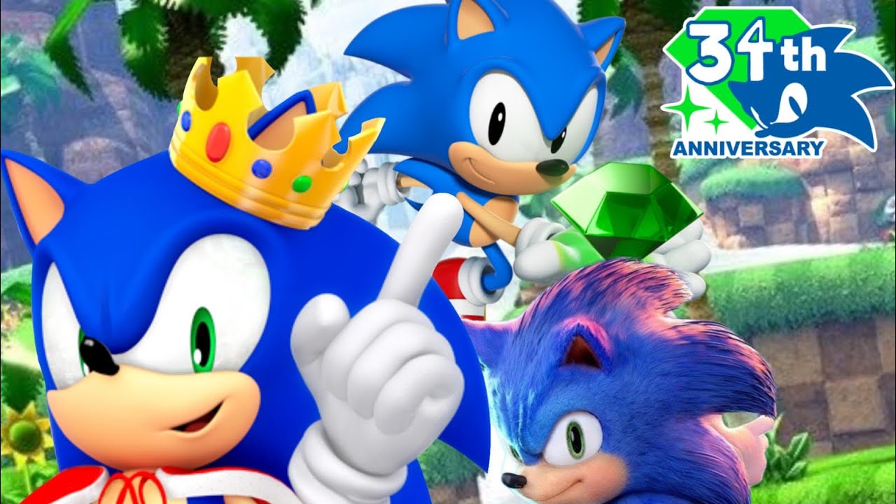 Sonic 34th anniversary (Open your heart) - YouTube