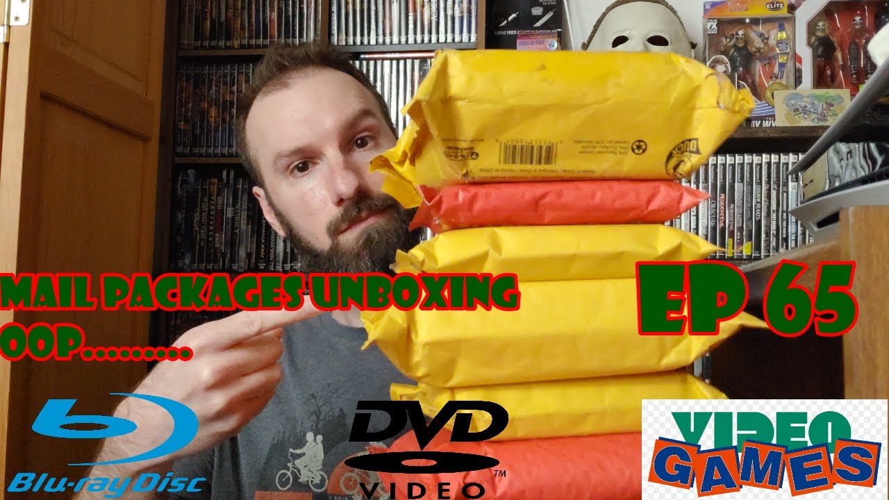 Mail Packages Unboxing OOP Blu Rays DVDs Video Games Episode 65 Movie ...