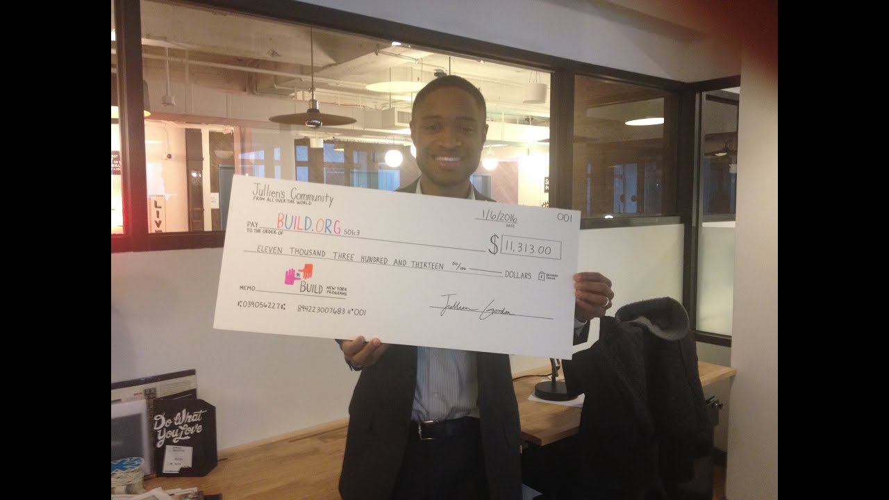 My BUILD Story - Jullien Gordon - YouTube