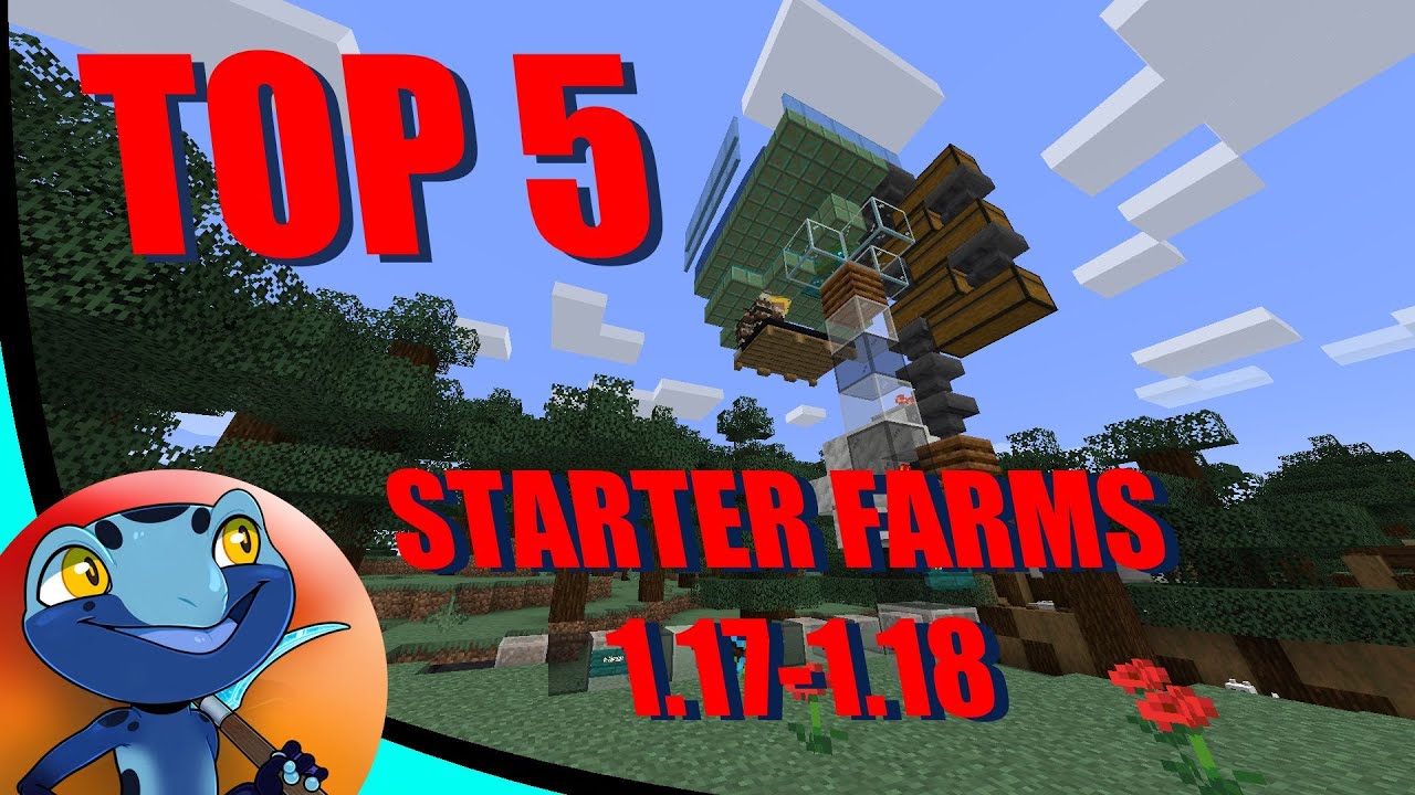 Top 5 Starter Farms for Minecraft - YouTube