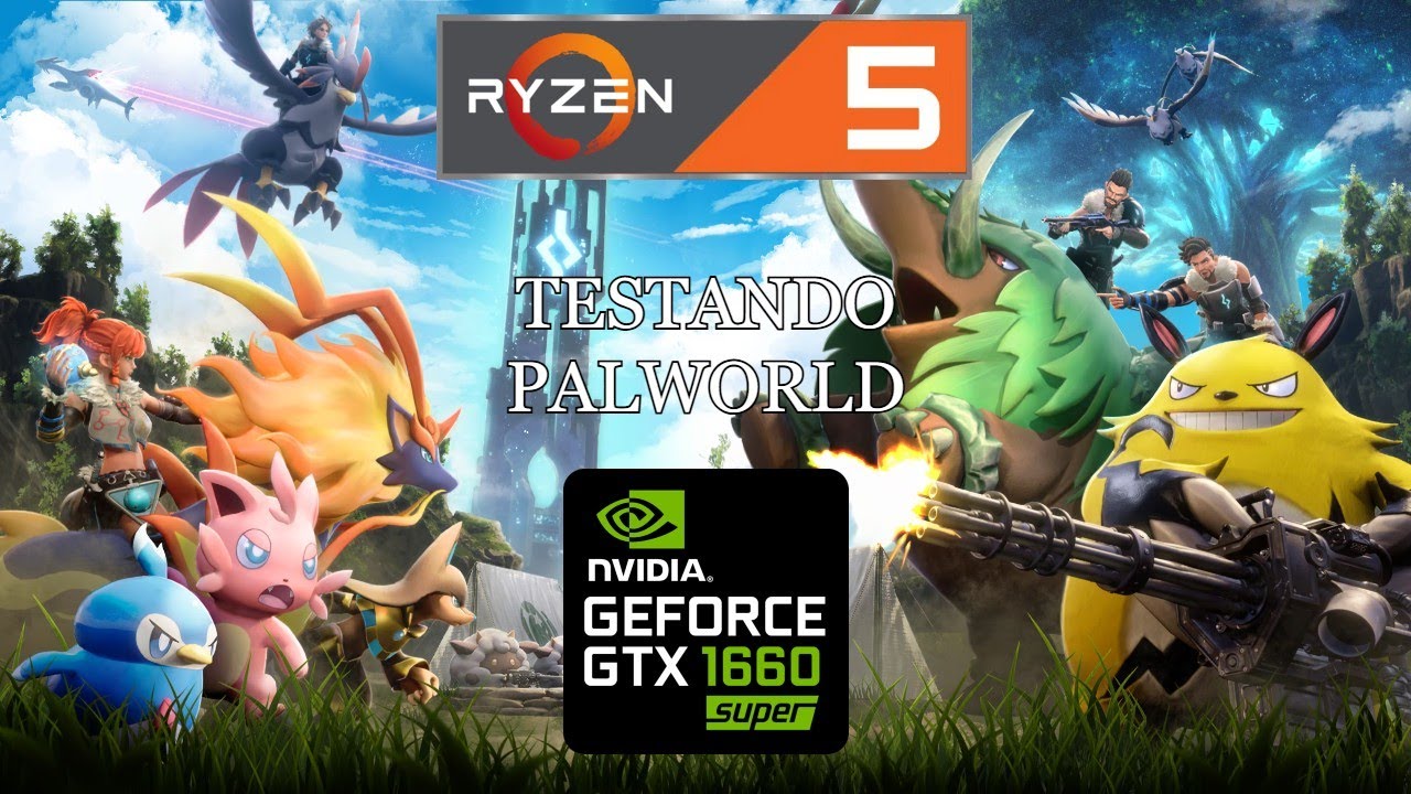 PALWORLD - TESTE FPS - RYZEN 5 4500 + GTX 1660 SUPER - BENCHMARK - YouTube