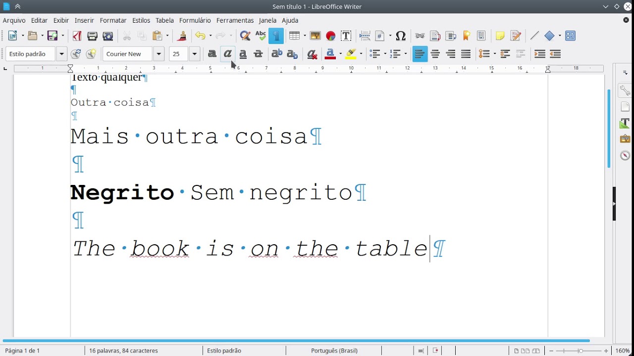 Formatando texto - Parte 1 - YouTube