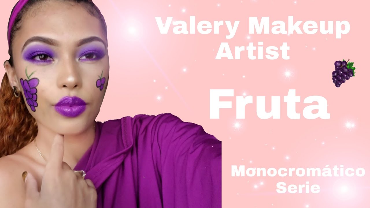2 en 1 (Maquillaje De Fruta) 🍇 (Monocromático Serie) - YouTube