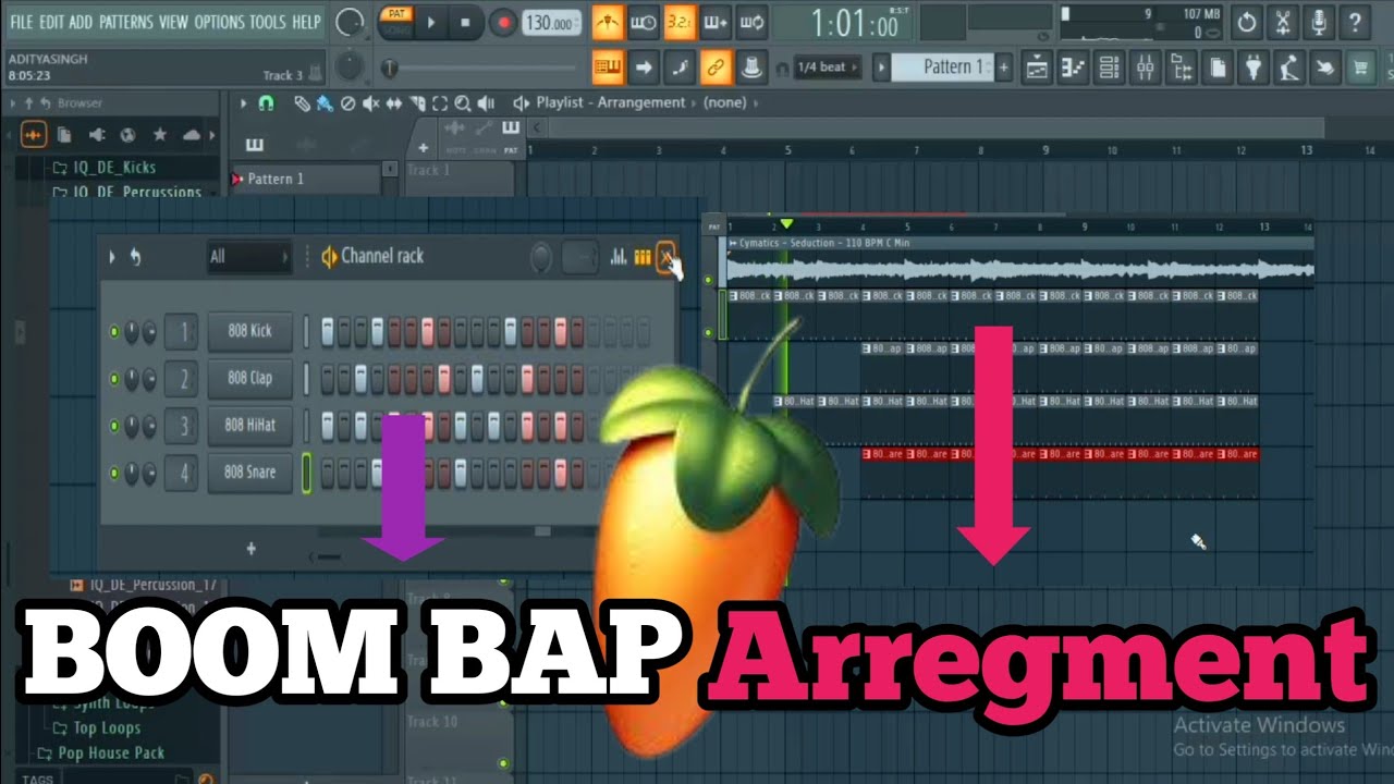How To Make Boom Bap Beat With Arrangment #flstudiohindi # ...