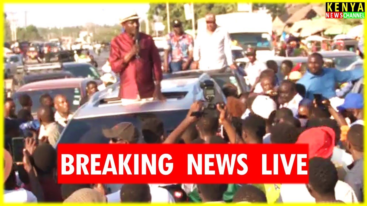 LIVE - Kalonzo BLOCKED by Gen Z Crowd at Pwani University Kilifi - YouTube