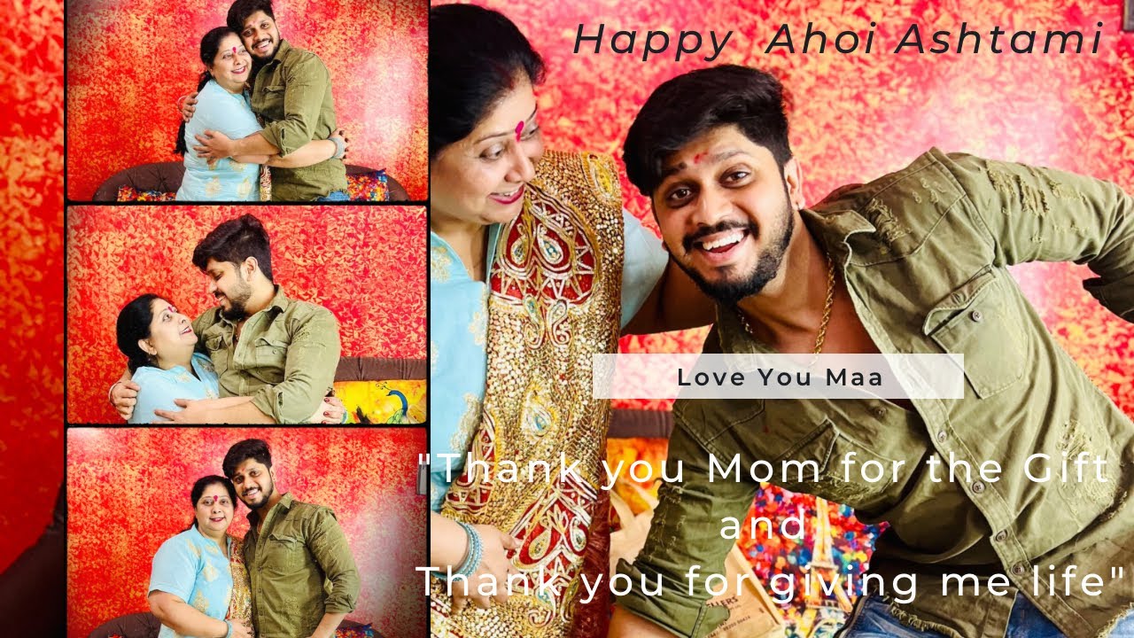 Happy Ahoi Ashtami Love You Maa Thank you Mom for the Gift and Thank ...