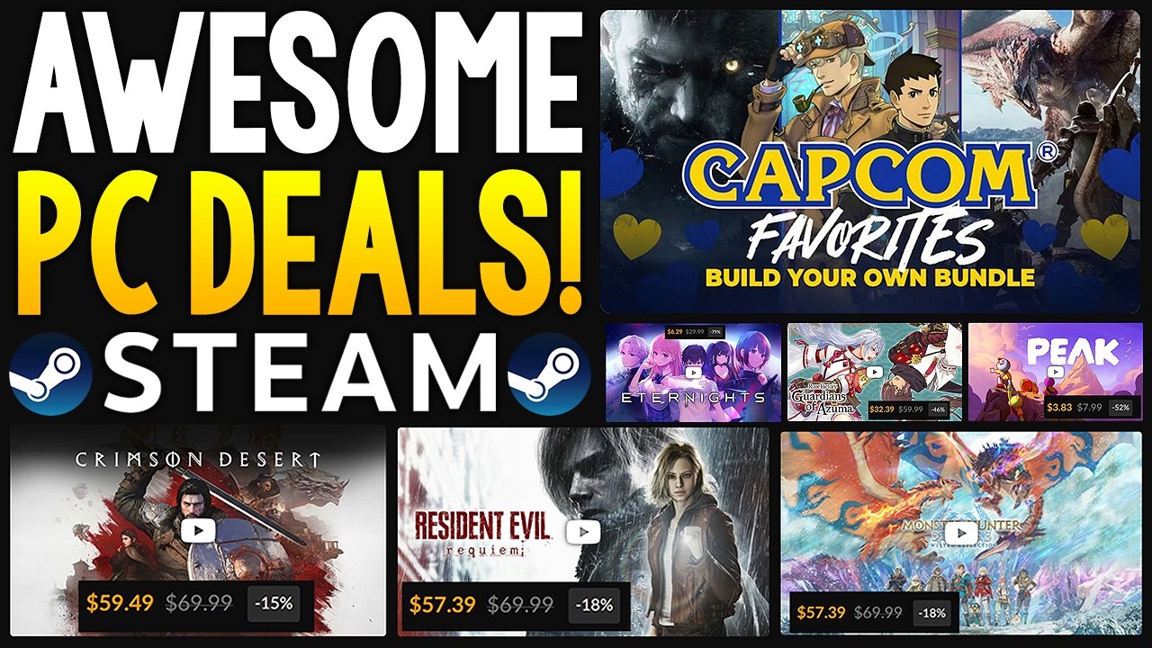 AWESOME NEW STEAM Game Bundle + MORE GREAT STEAM Game DEALS! - YouTube