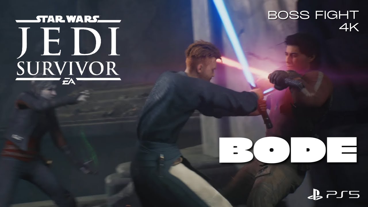 Cal Kestis vs Bode - Boss Fight only with CrossGuard Lightsaber - STAR ...