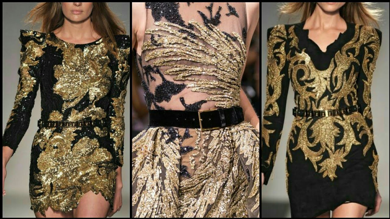Stunning Stylish And High Class Wedding Gold Embroidery Patterns Design ...