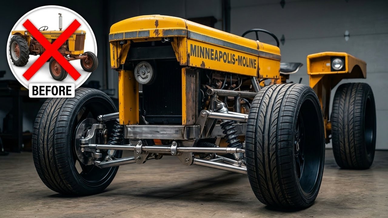 V8 Tractor Gets a Complete Suspension Overhaul - YouTube