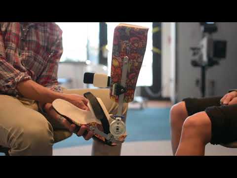 Ultraflex One Ankle Foot Orthosis Donning - YouTube