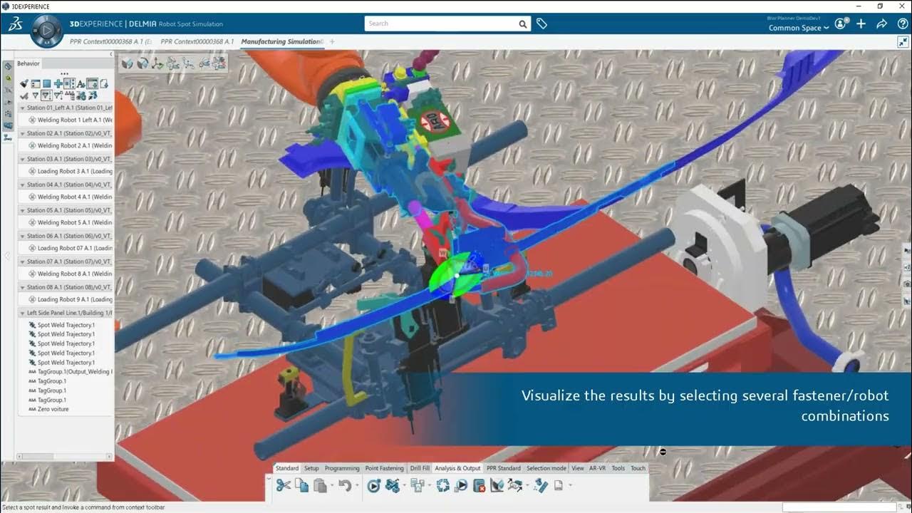 DELMIA ROBOTICS - Assembly Robot Programmer - YouTube