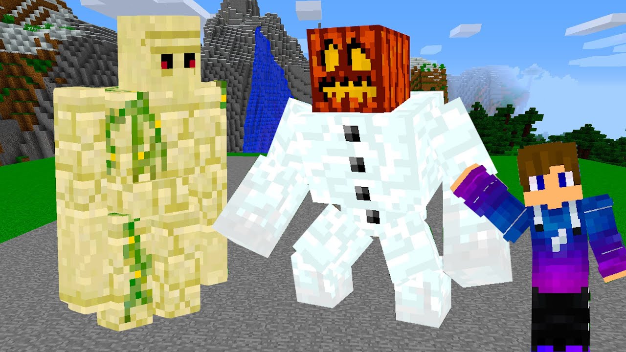 I found the SUPER GOLEMS in MINECRAFT #31 - YouTube