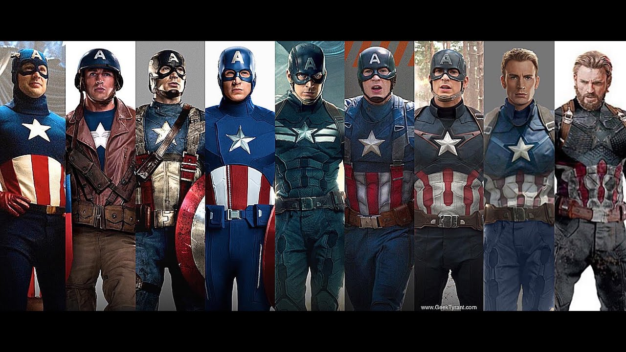 Evolution of Captain America in Movies & TV - YouTube