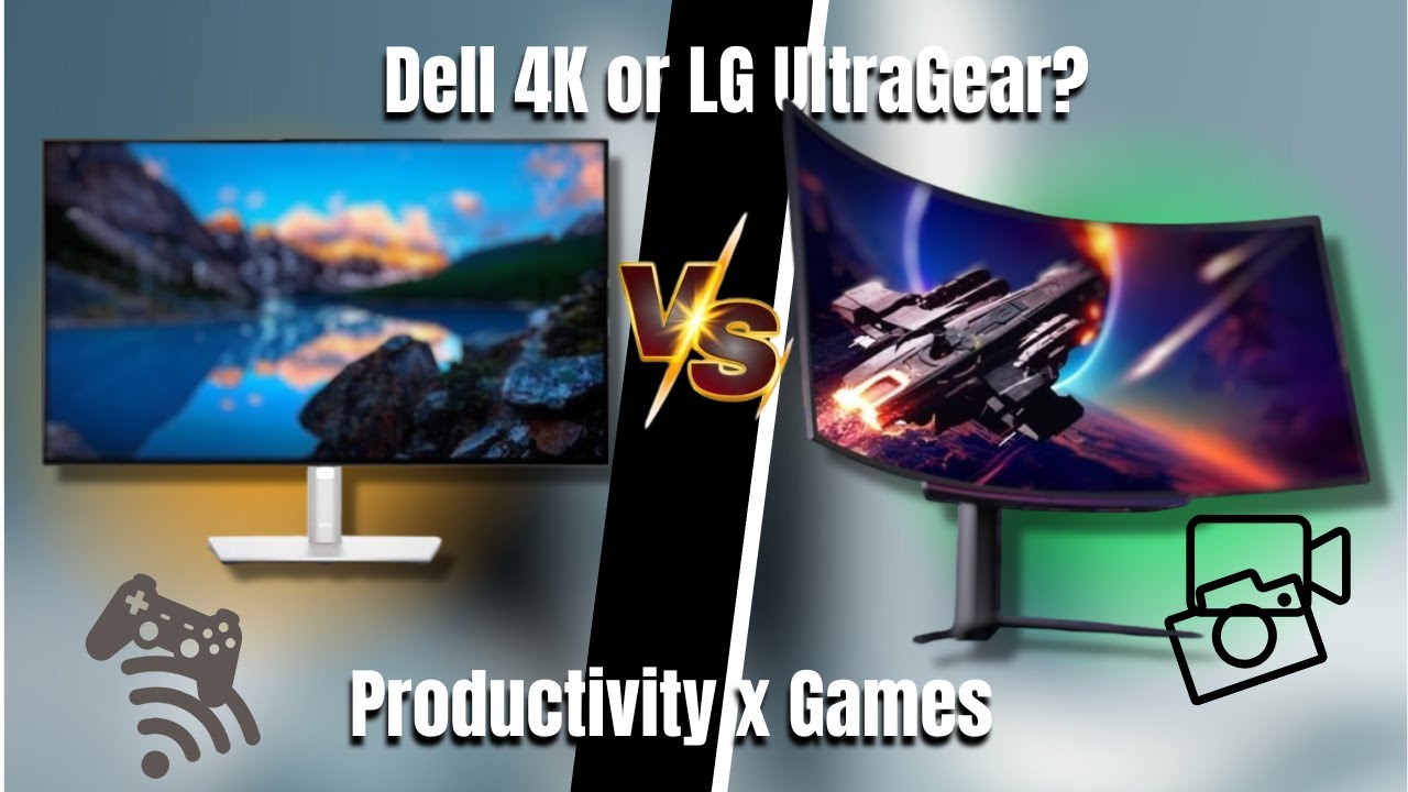 Gaming Monitor vs 4K Monitor: Dell vs LG Comparison - YouTube