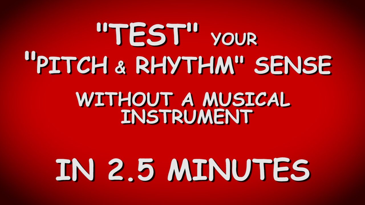 Test your Pitch Sense and Rhythm Sense | Body percussion lesson - YouTube