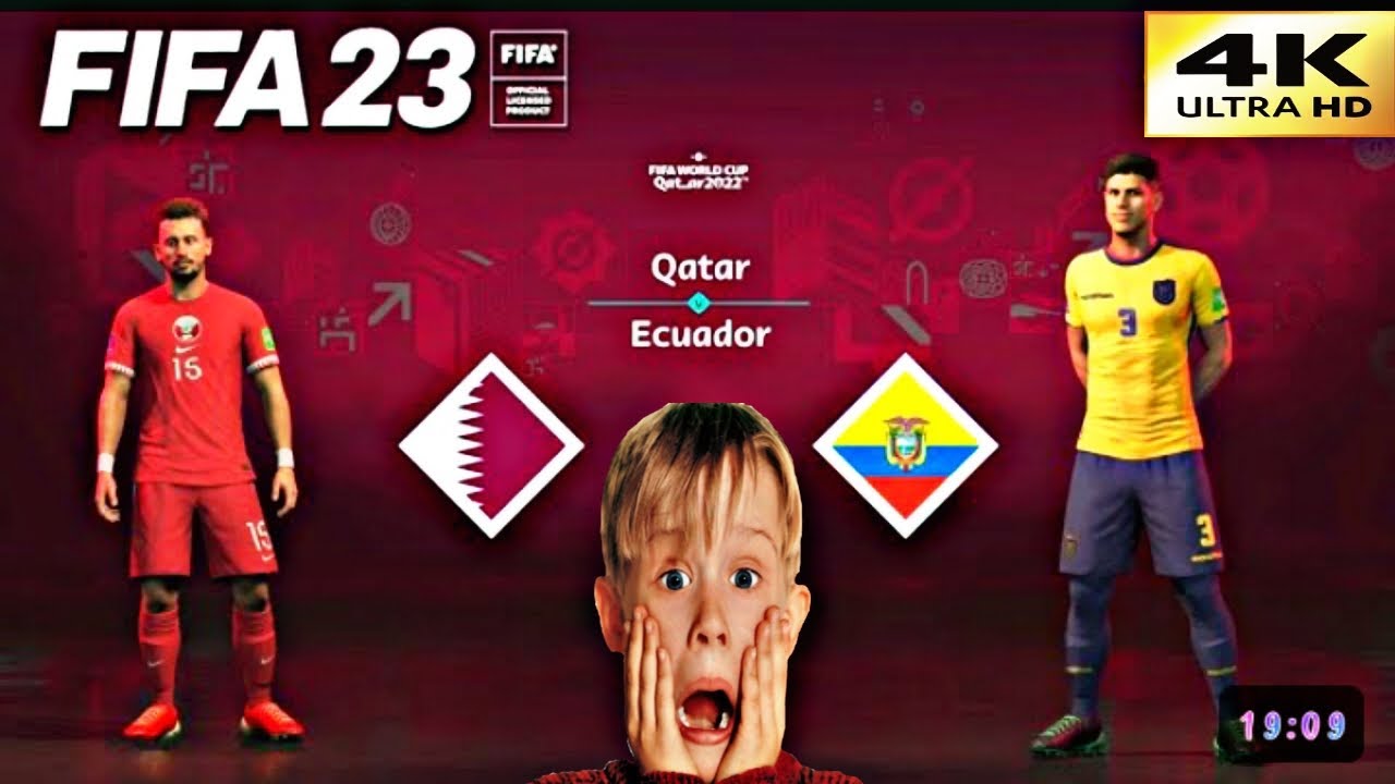 FIFA 23 Qatar vs Ecuador (1-0) |FIFA World Cup 26 | FIFA Mobile 23 ...