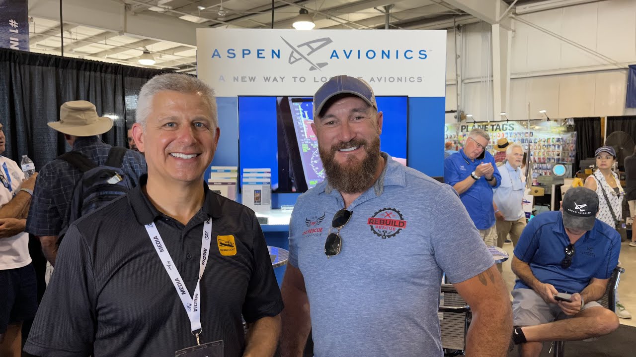 Visiting with Rebuild Rescue’s Jason Morrison at the Aspen Avionics at ...