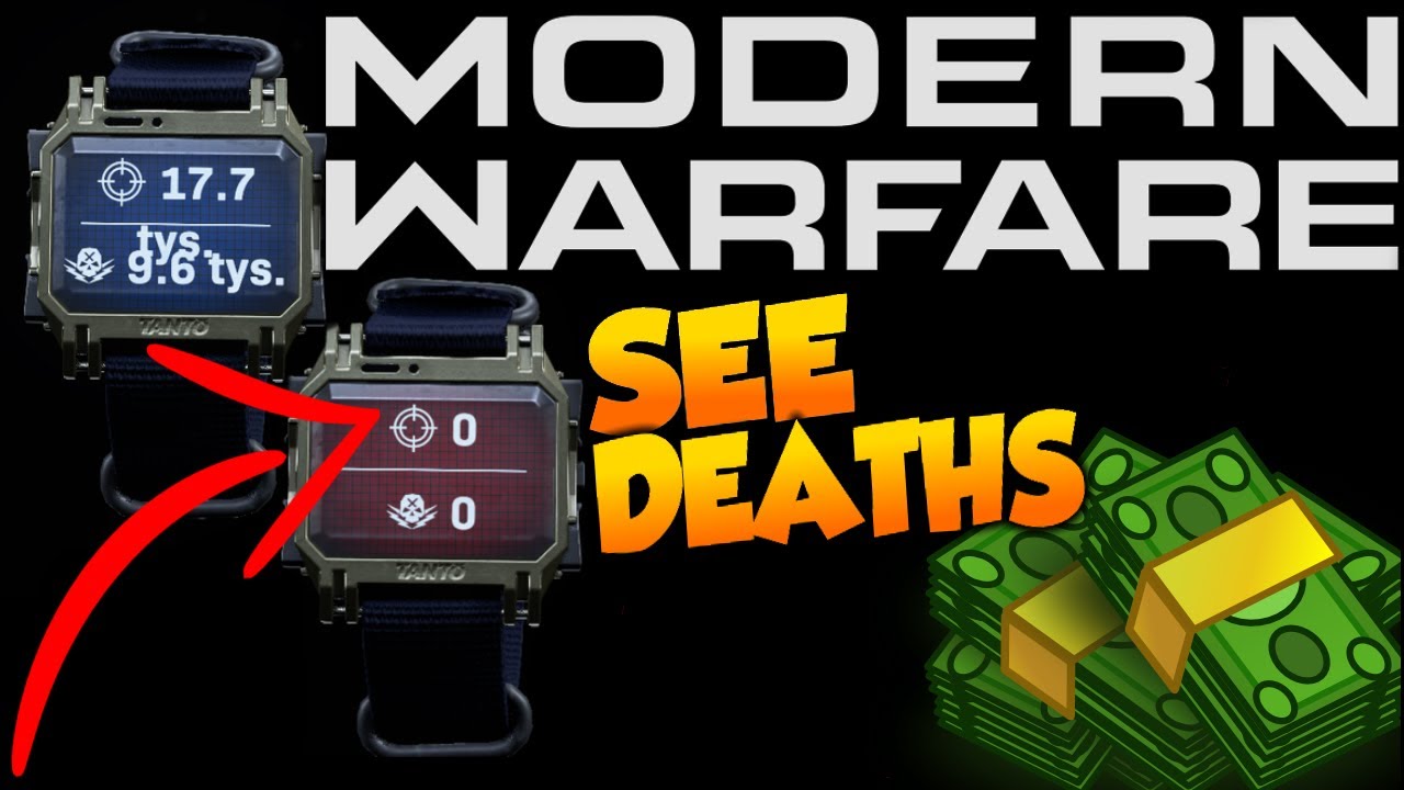 Modern Warfare: How To "See Your Death Count" in Game... For 20$ - YouTube