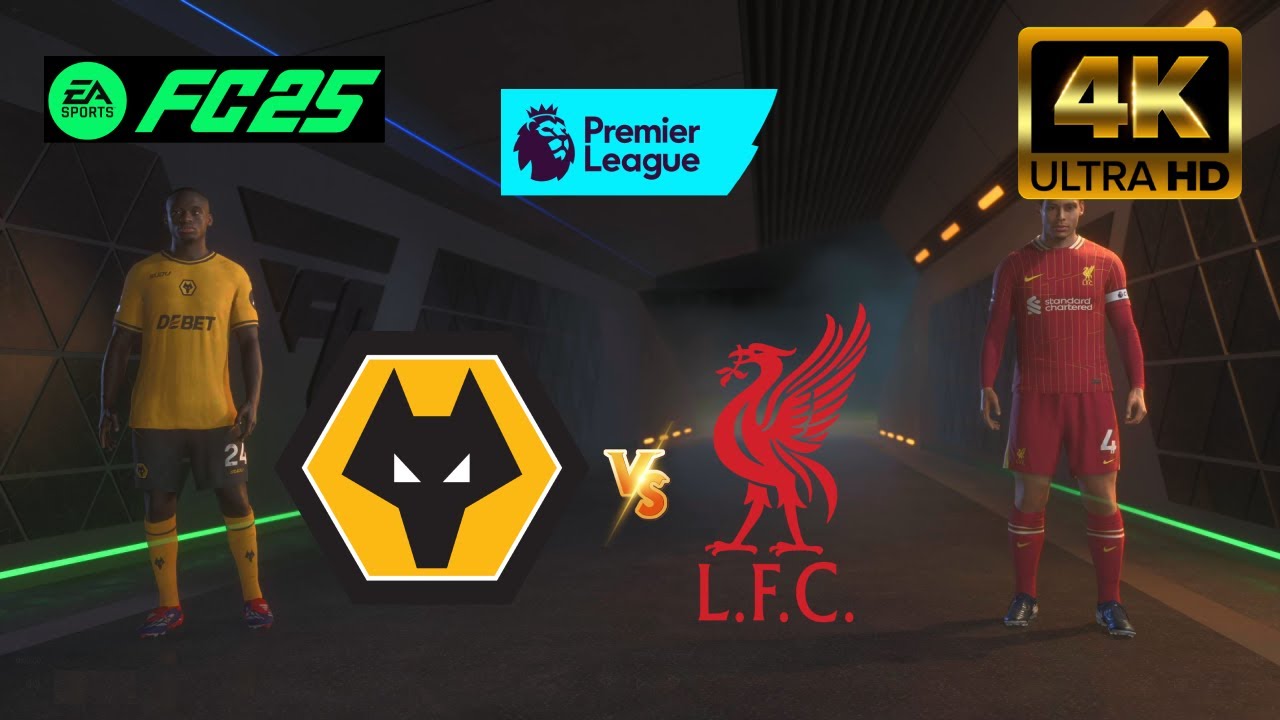 EA FC 25 - Wolves vs Liverpool | Premier League - 24/25 [4K-60] - YouTube