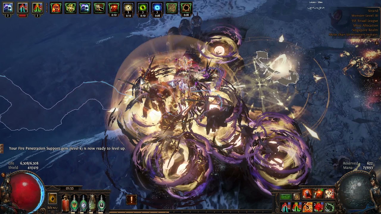 POE 3.13 SSF Shockwave Consecrated Path Mapping - YouTube