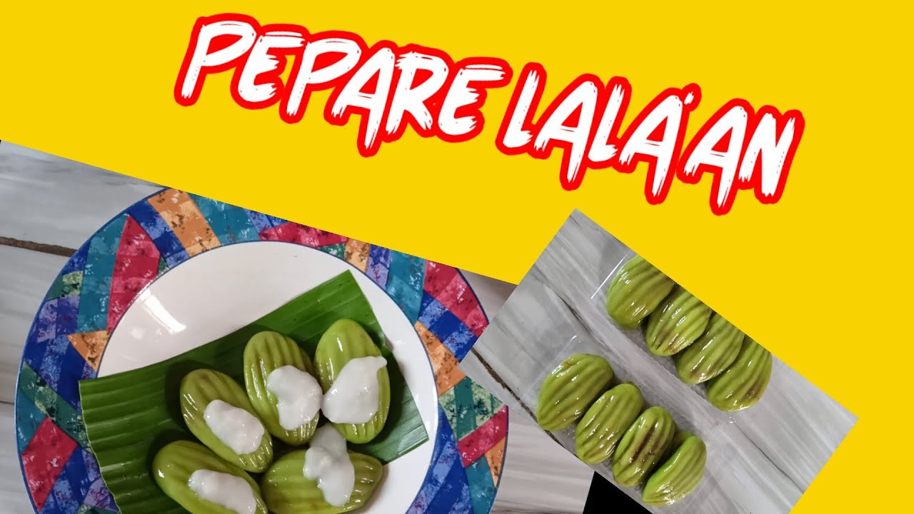 RESEP PEMBUATAN KUE PEPARE LALA'AN SIMPEL DAN PRAKTIS - YouTube