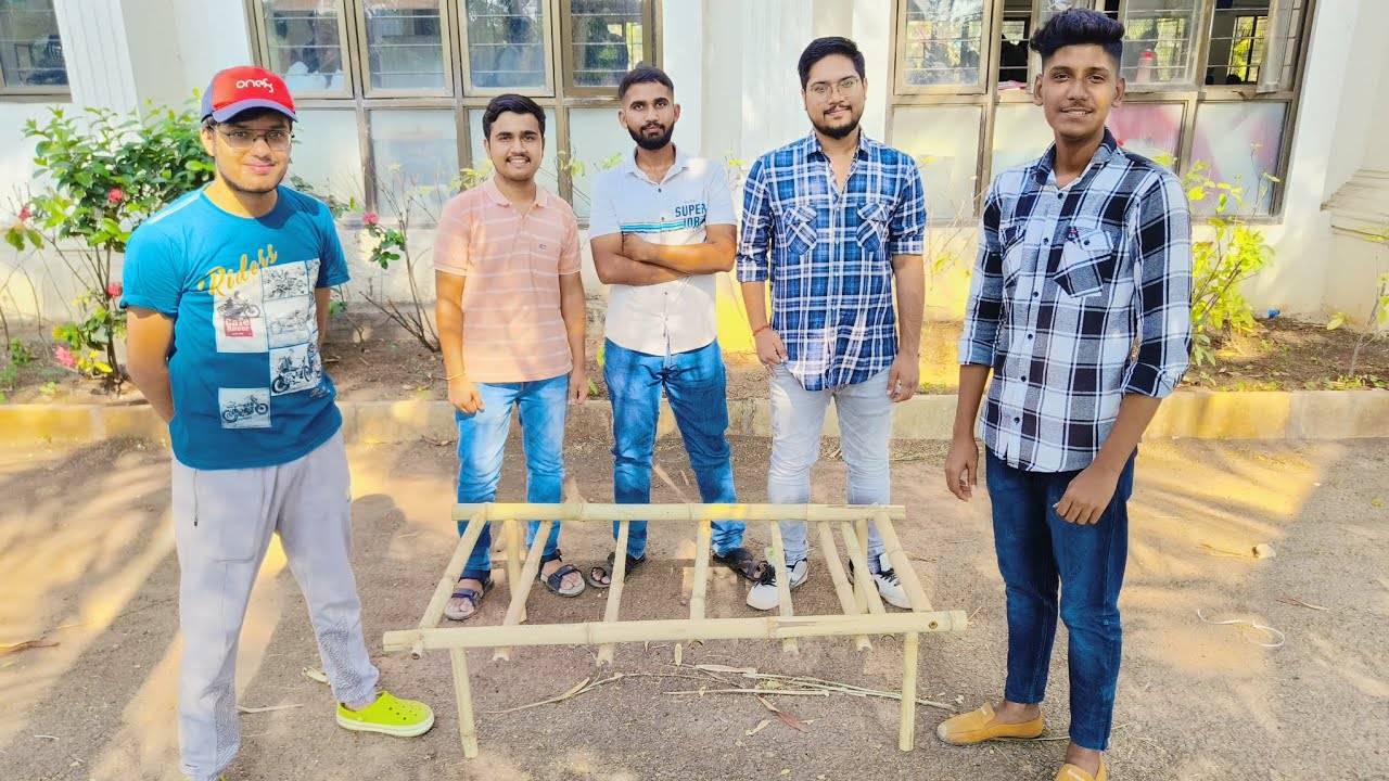 BAMBOO BED | CIVIL RAPID-PROTOTYPING PROJECT | MIT AOE ALANDI - YouTube