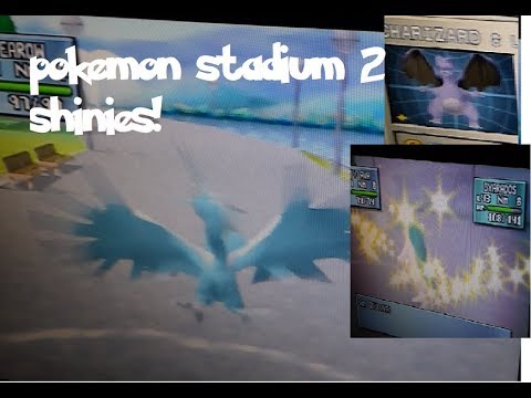 pokemon stadium 2 shiny pokemon collection! - YouTube