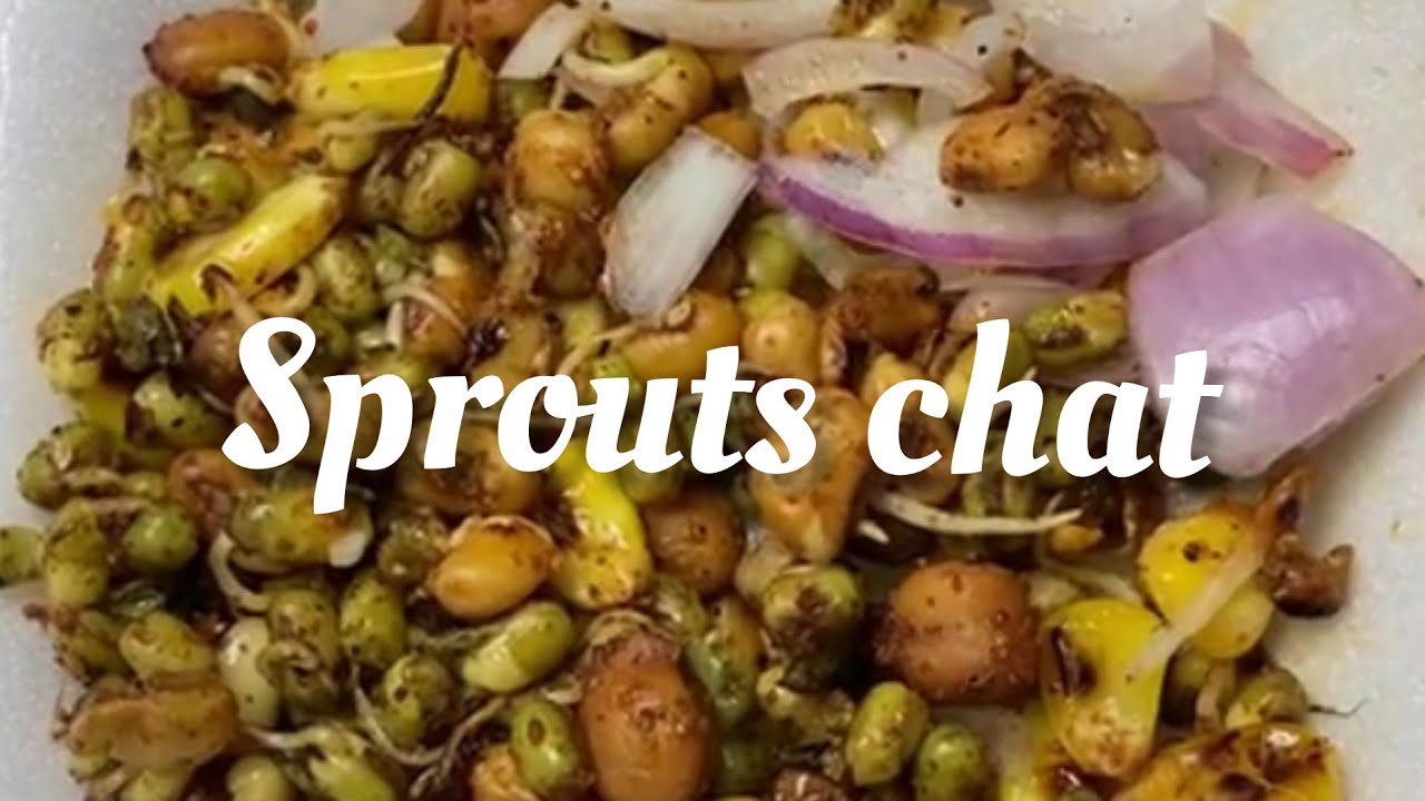 Simple and Healthy Sprouts Chat || Easy and Tasty recipe || Street ...