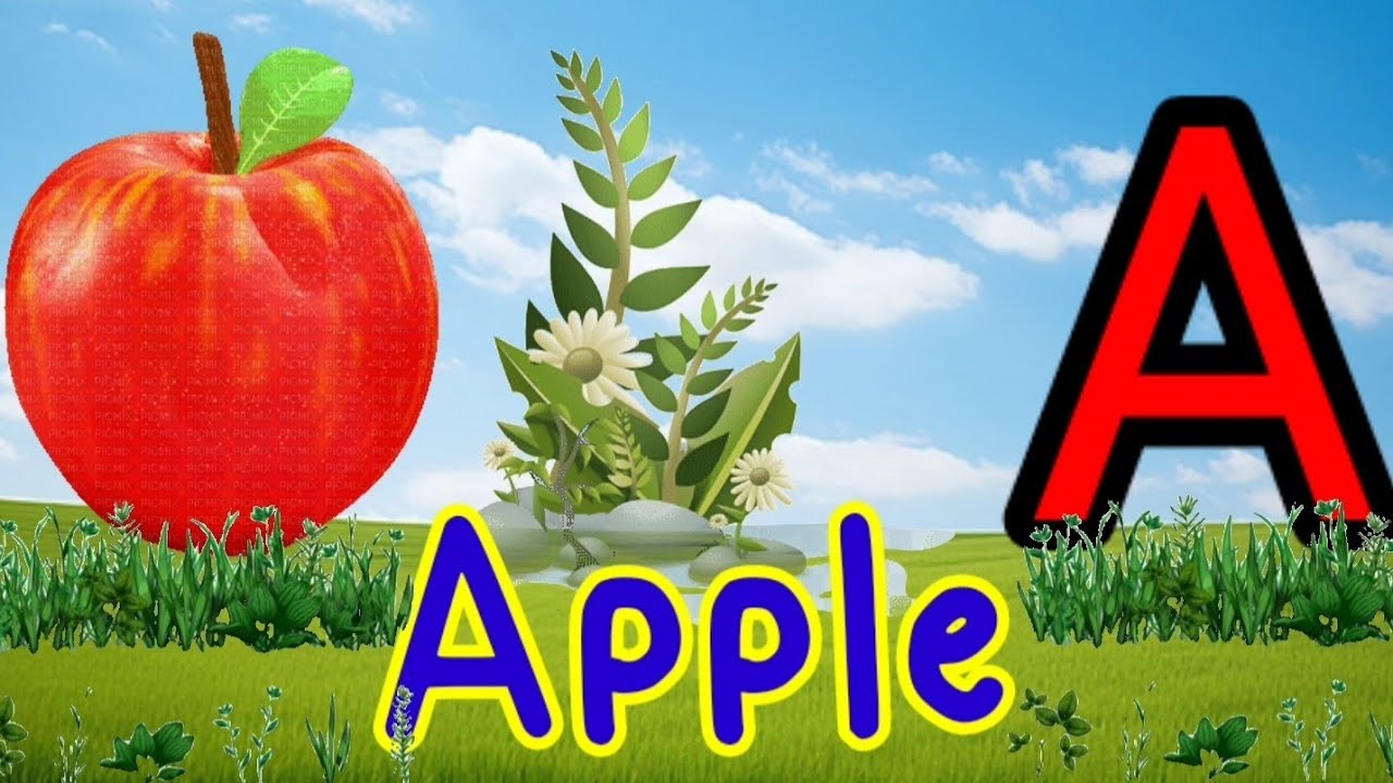 A for apple | kids video | cartoon hut 23 - YouTube