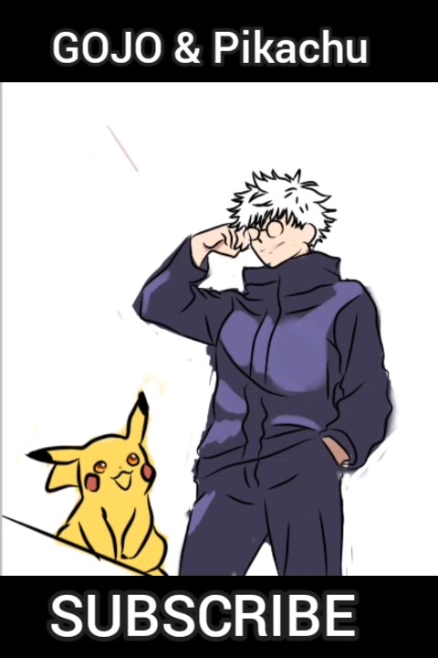 GOJO & PIKACHU I #jujutsukaisen #shortart - YouTube