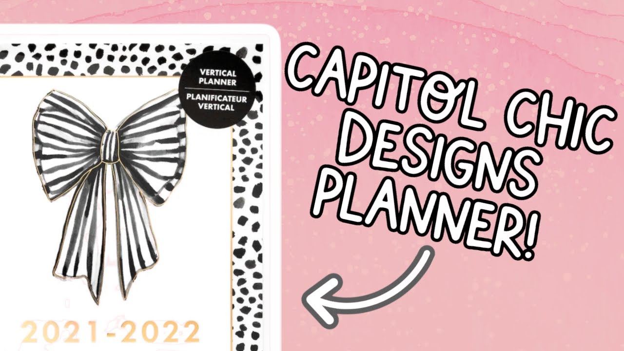 Capitol Chic Designs Planner Review!! + Giveaway - YouTube