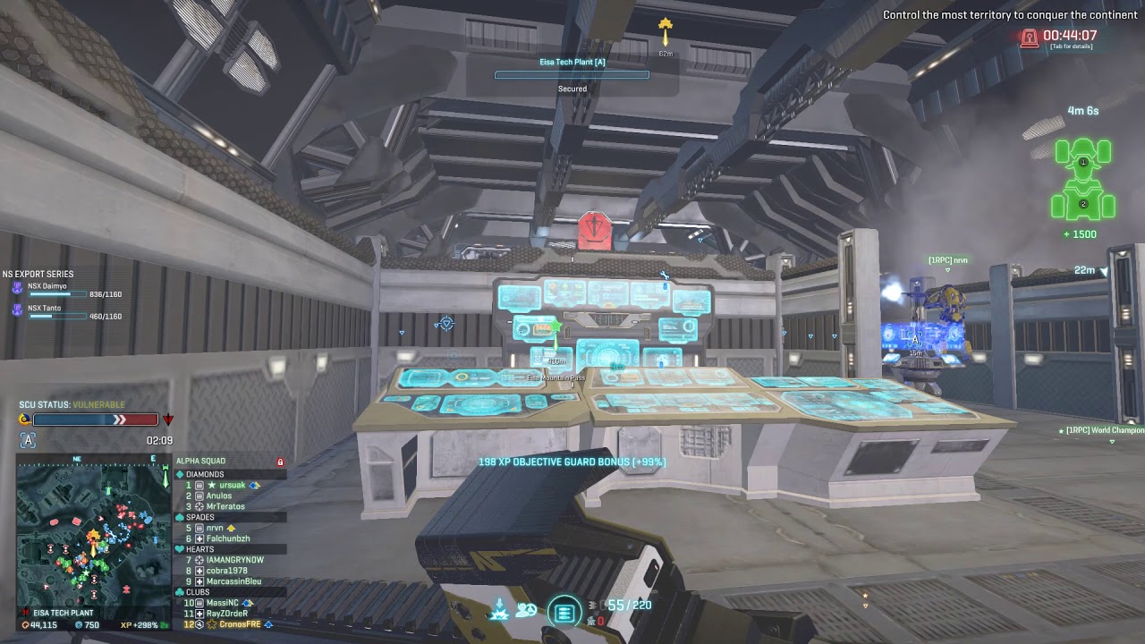 Planetside 2 - Tech plant cap with MCY and FRMD - YouTube