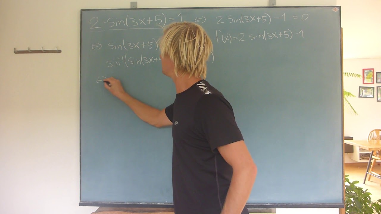 Trigonometriske ligninger med sinus - YouTube