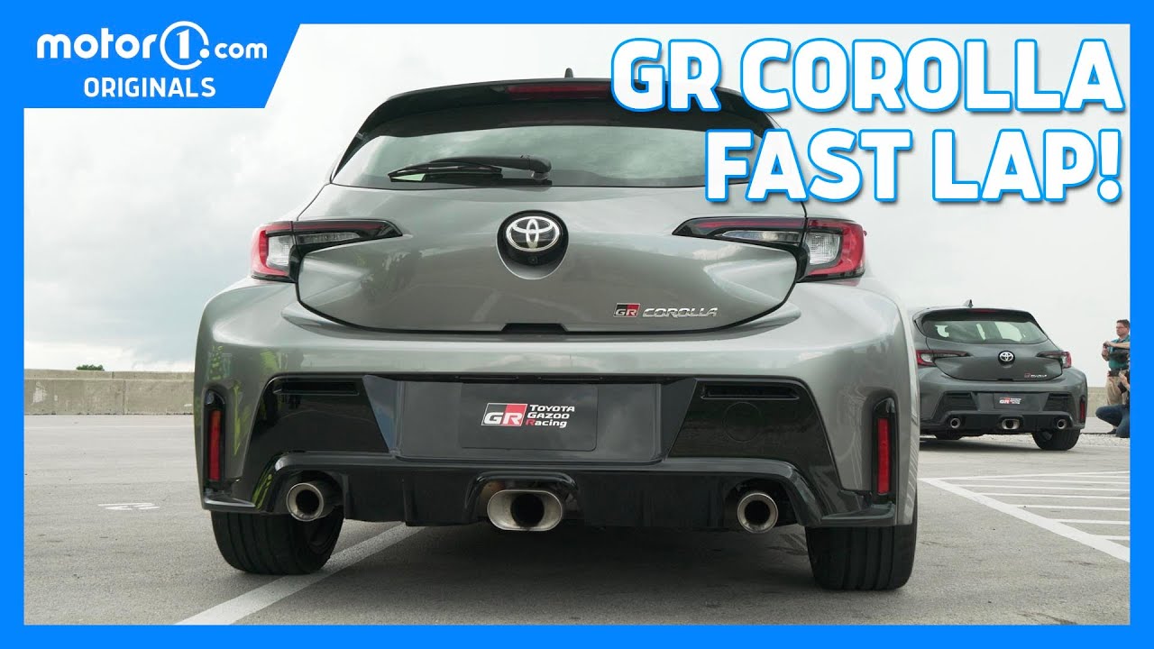 2023 Toyota GR Corolla: Fast Lap Around Track! (Exhaust Noise) - YouTube