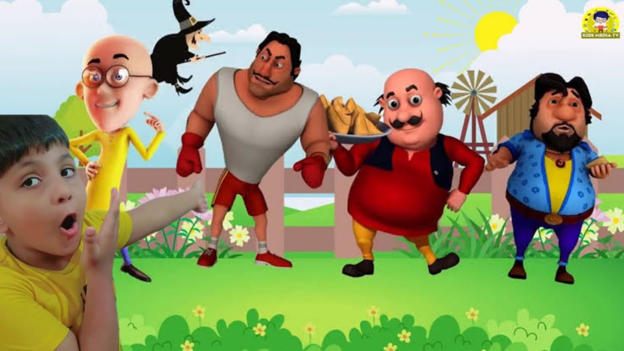 MOTU PATLU BOXER || colour paint boxer || motu patlu song - YouTube