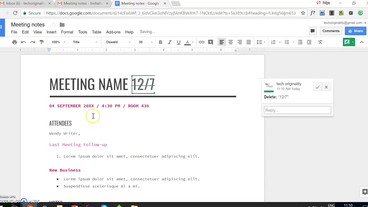 How To Quickly Add Suggestions In Google Docs YouTube How To Quickly Add Suggestions In Google Docs YouTube