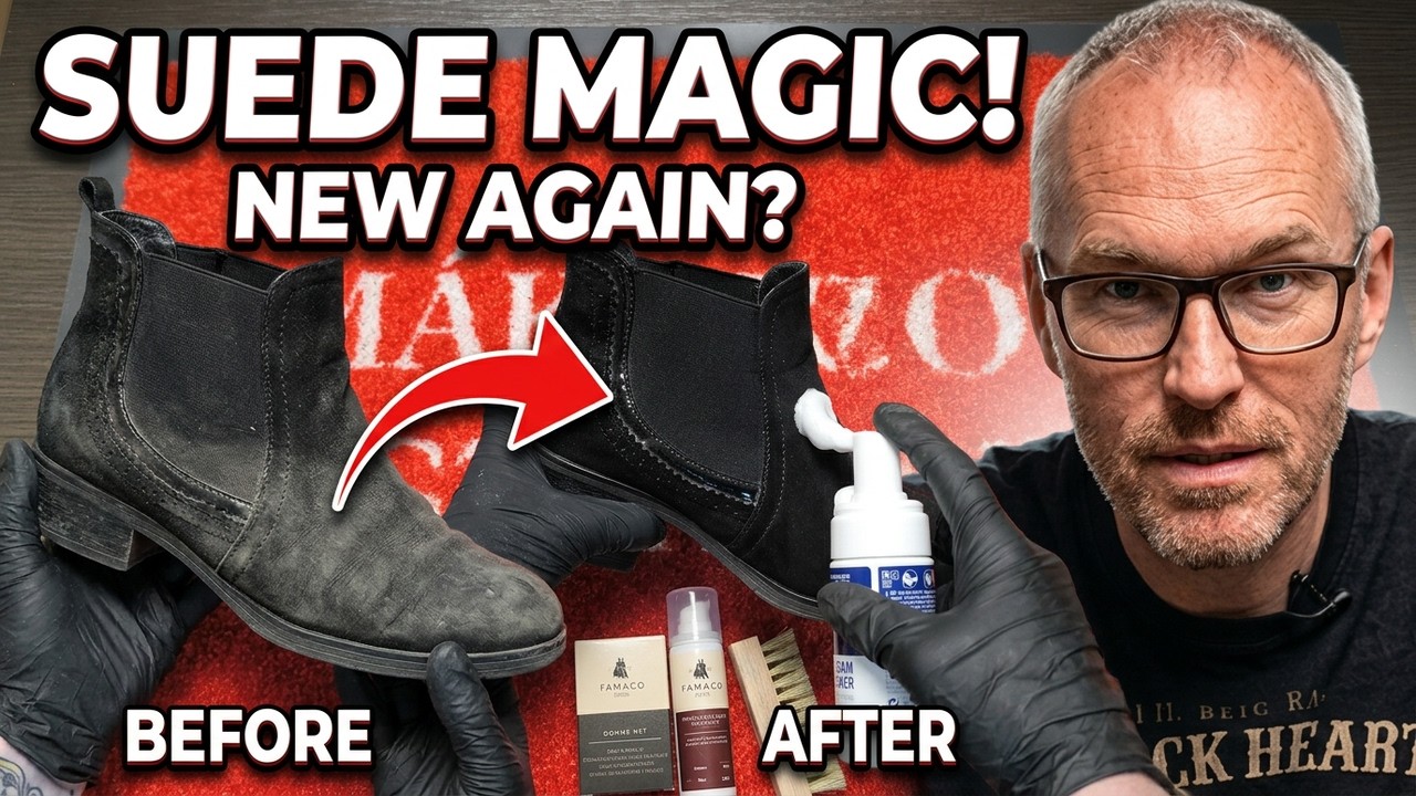 How to clean suede shoes? Tips for #restoration 👢💥 - YouTube