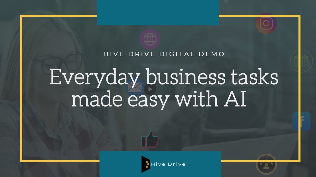 Hive Drive Digital demo video: Everyday business tasks made easy with AI - YouTube