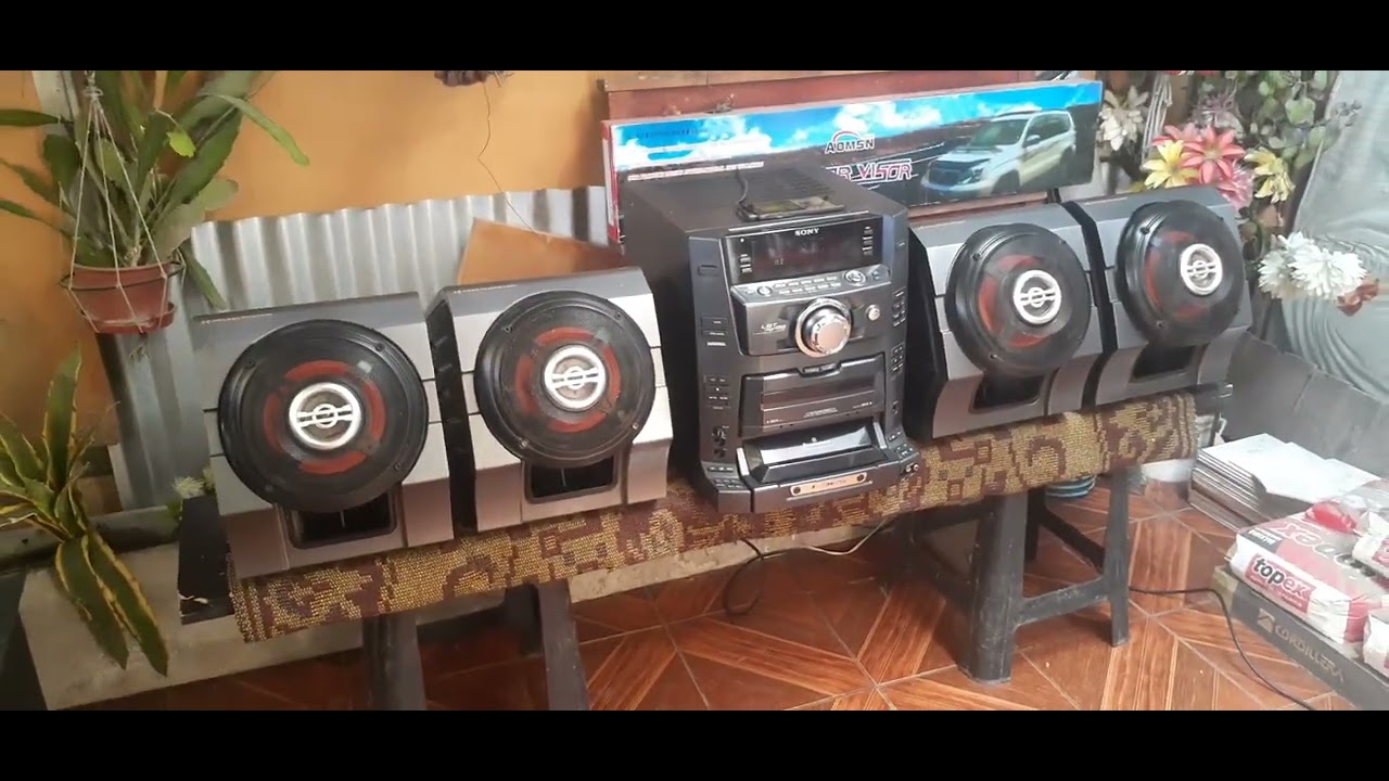 Equipo Sony LBT XGR 88 con Parlantes Sony FST ZX8 - YouTube