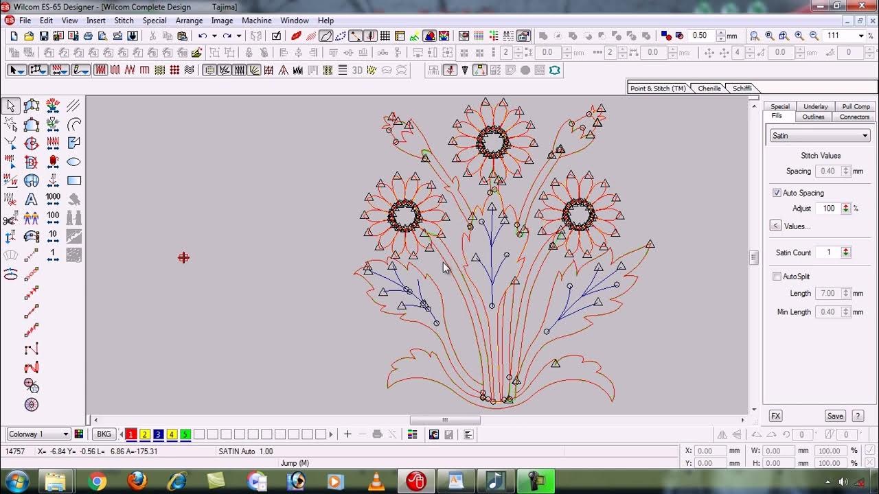 Wilcom Tutorials/How To Use View By Colour in Wilcom By Zahid Hussain #wilcome4 #wilcom # ...